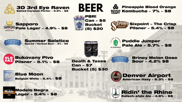 What's on the Menu? - Barrel Proof Lounge